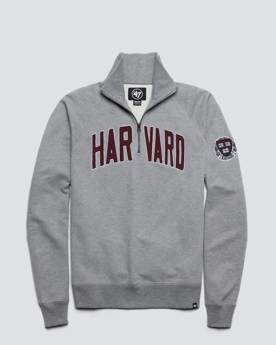 HARVARD CRIMSON BANKS '47 HARRIS SCRIMMAGE 1/4 ZIP | Parallel