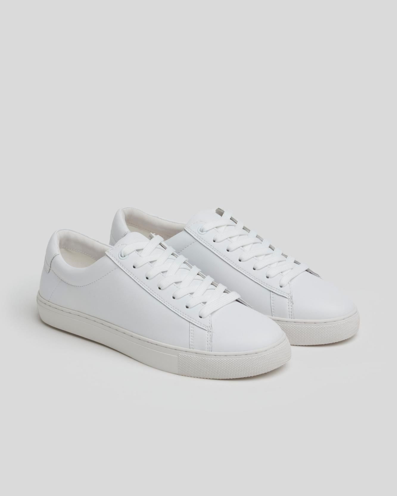 Cupsole Sneaker in White Leather | Parallel