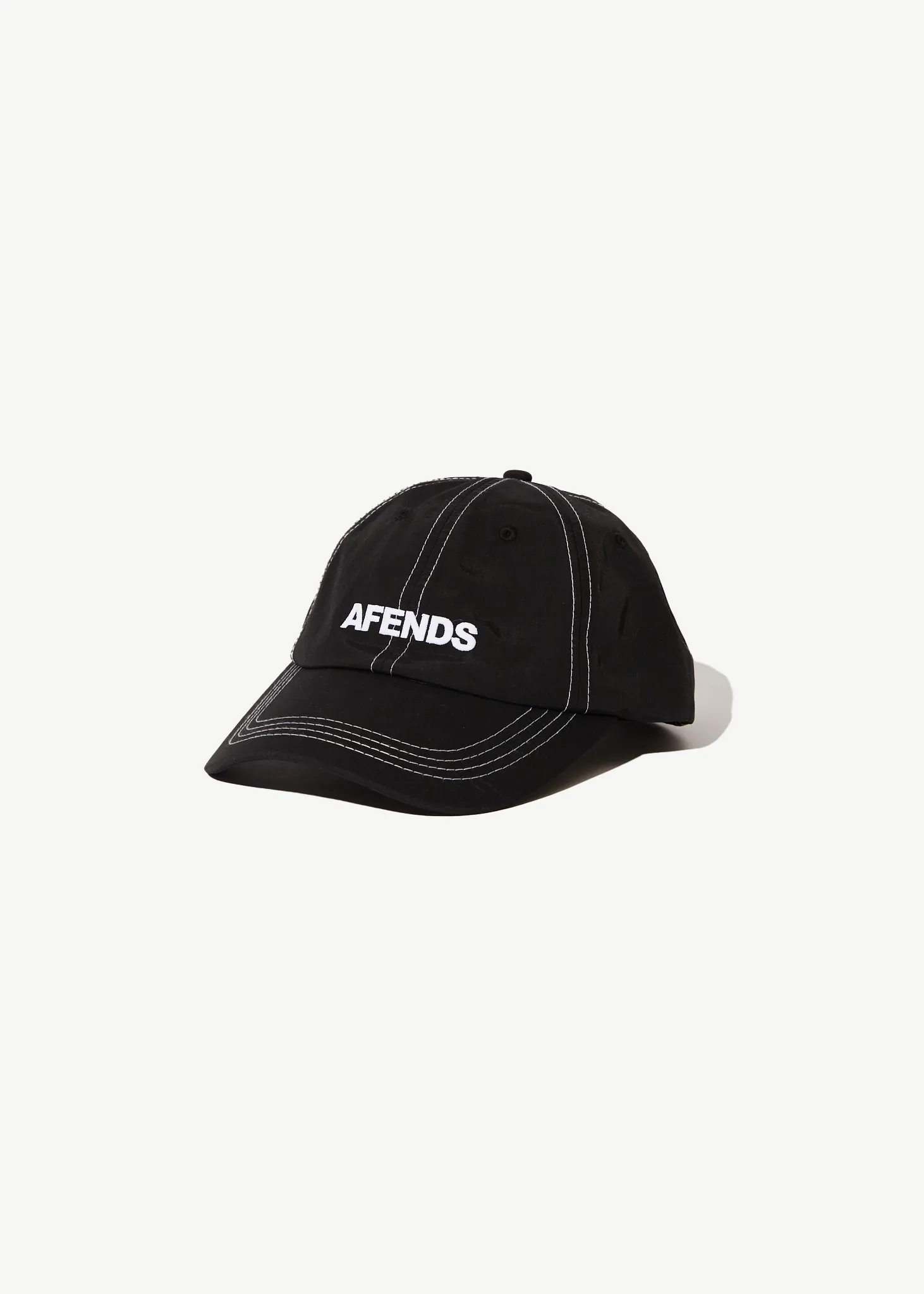 AFENDS Unisex Vinyl - 6 Panel Cap - Black | Parallel