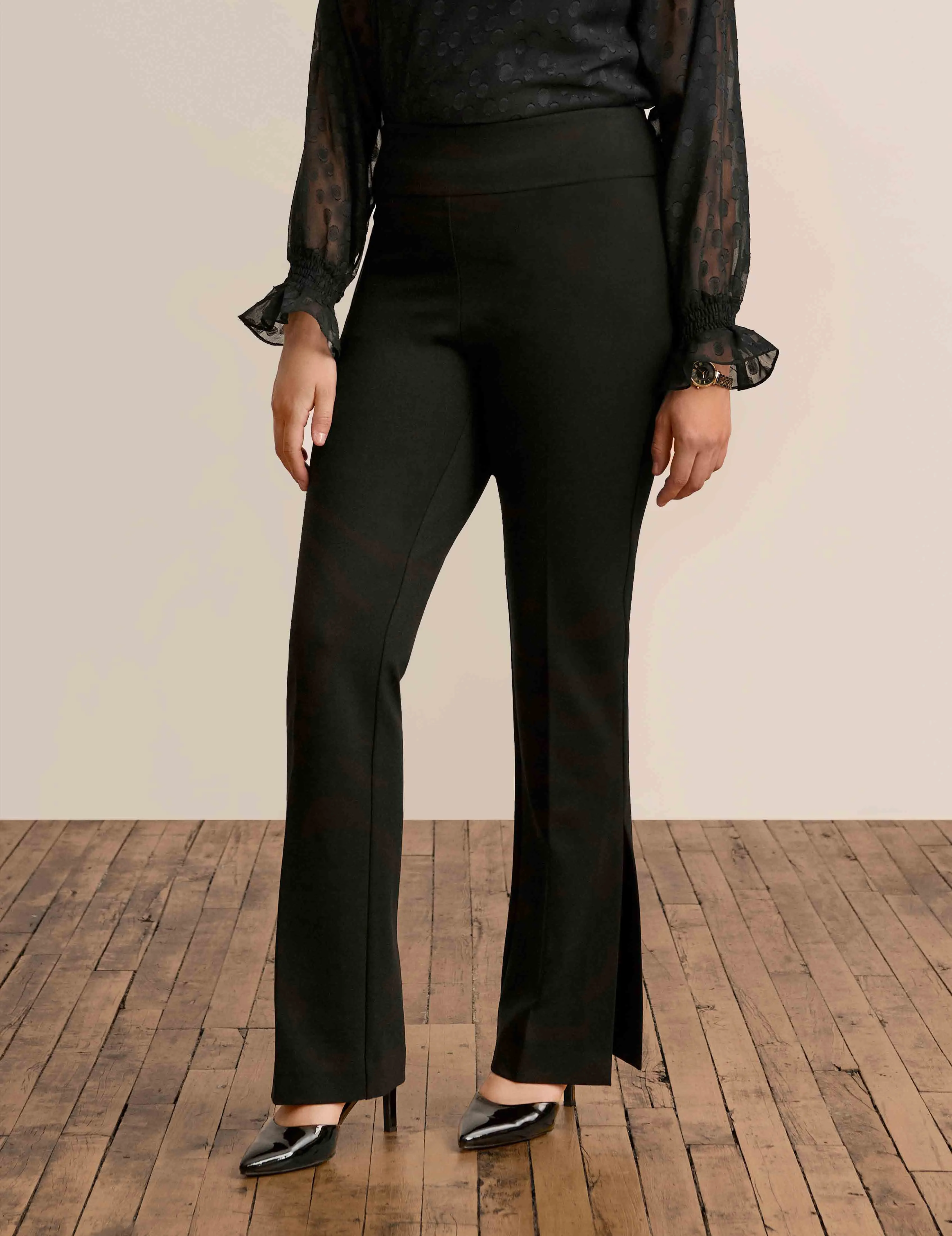 High Rise Boot Leg Pant | Parallel