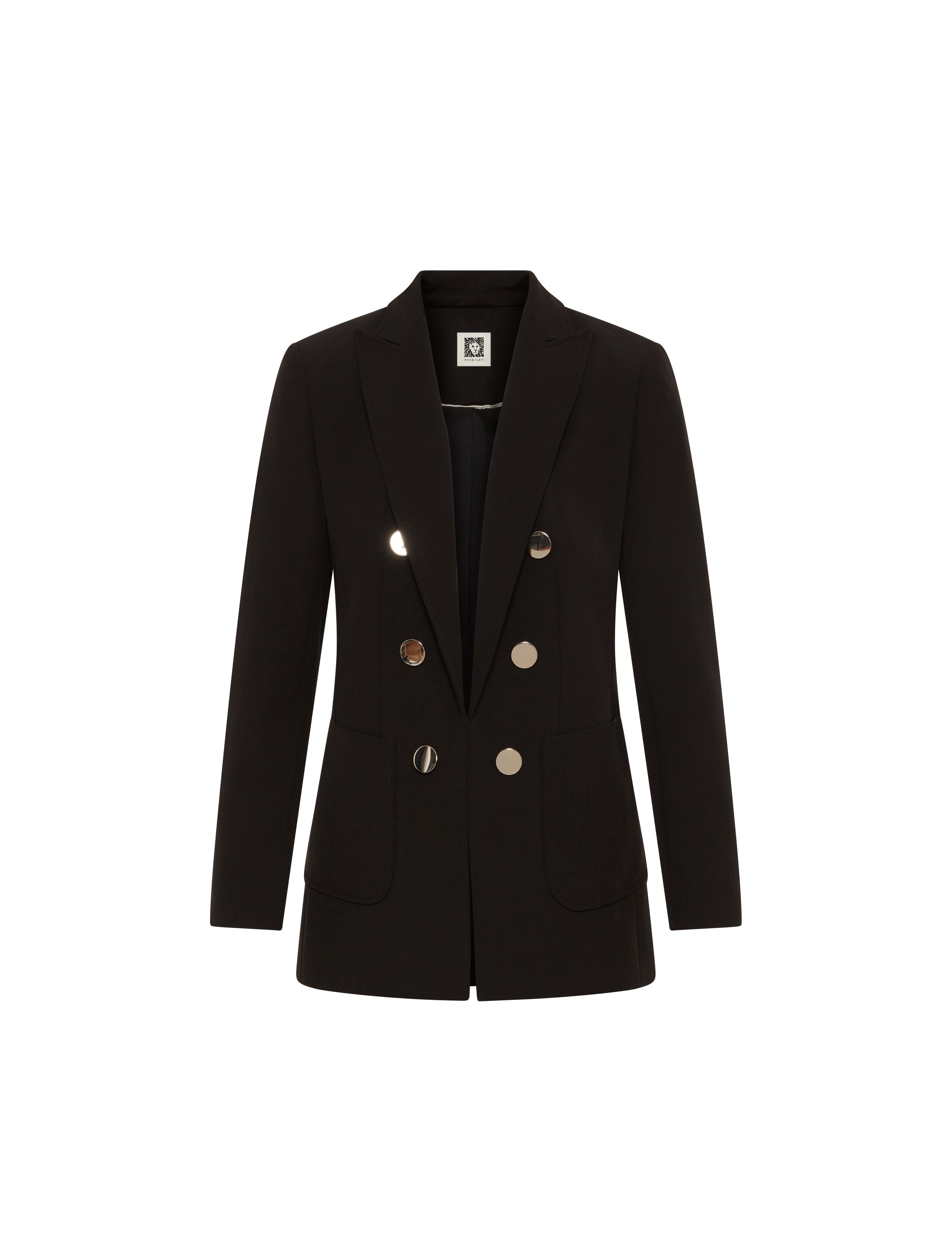 Faux Double-Breasted Patch Pocket Jacket- Clearance | Parallel