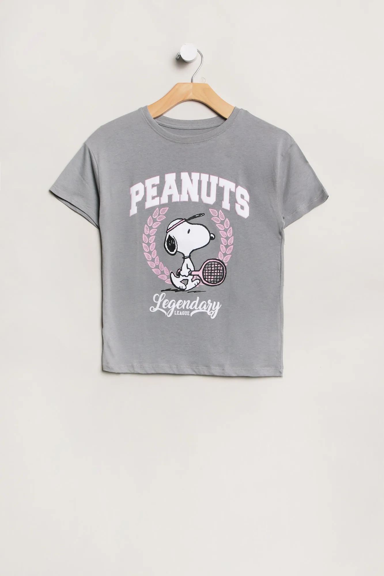 Girls' Peanuts Racquet Graphic Classic Tee | Parallel