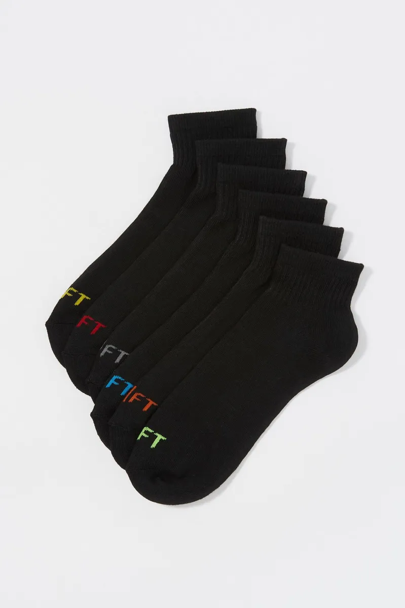 Colour Pop Ankle Socks (6 Pack) | Parallel