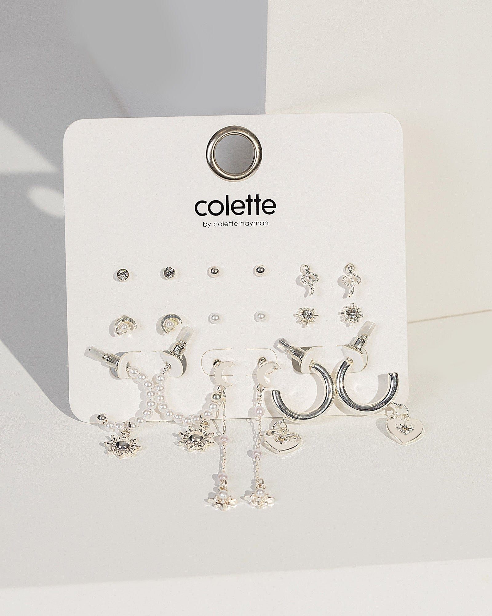 Silver Stud Snake Star Earring Pack | Parallel