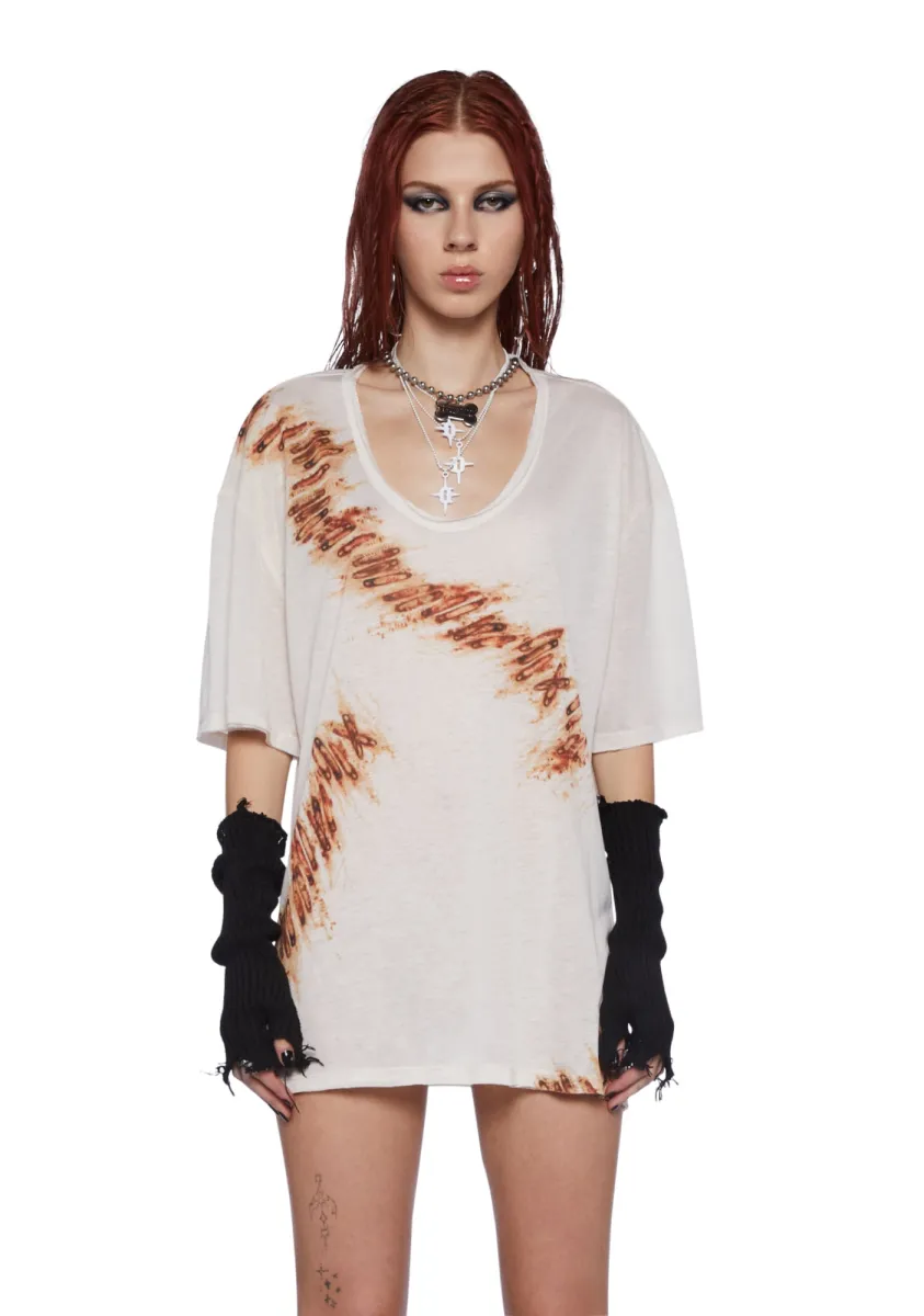 Fader Rust Pin Oversized Tee | Parallel