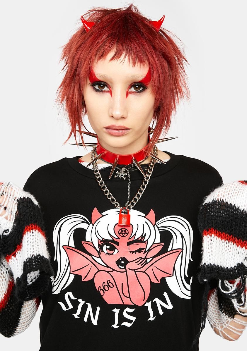 Sin Is In Oversized Graphic Tee | Parallel