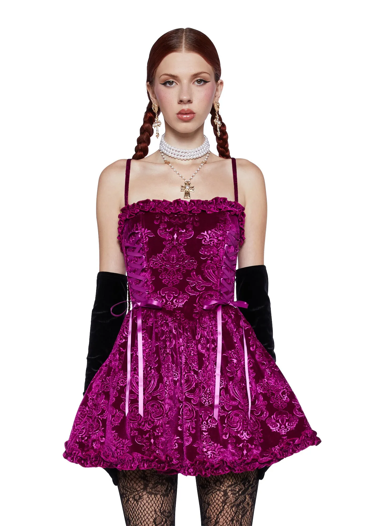 Sweet Icing Corset Dress - Raspberry | Parallel