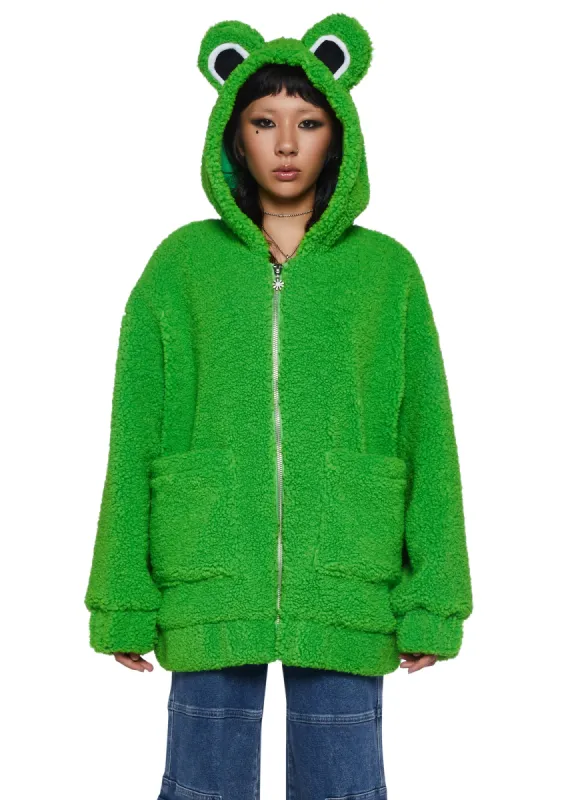Toadally Terrific Fuzzy Jacket | Parallel