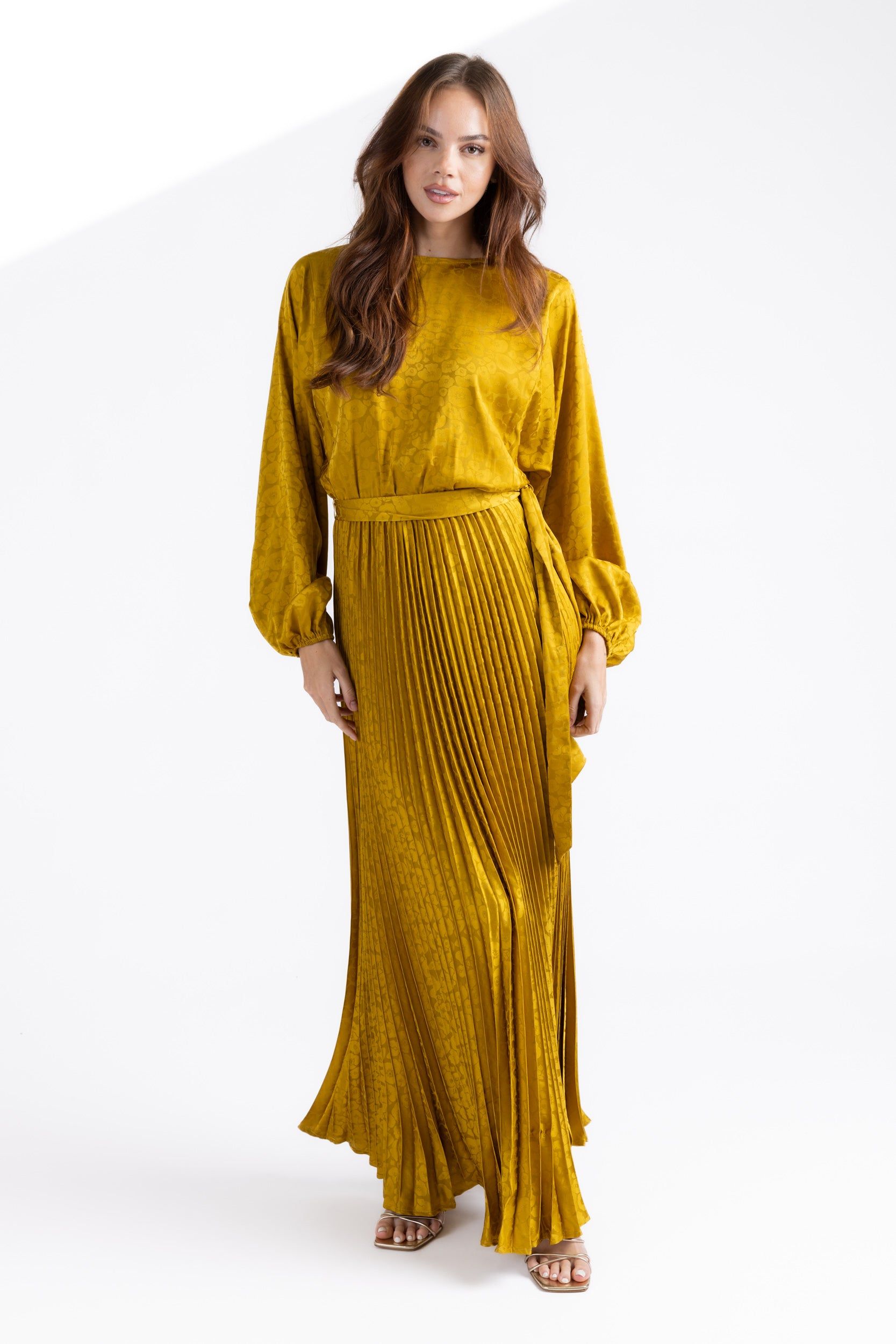 Devin Pleated Maxi Dress | Parallel