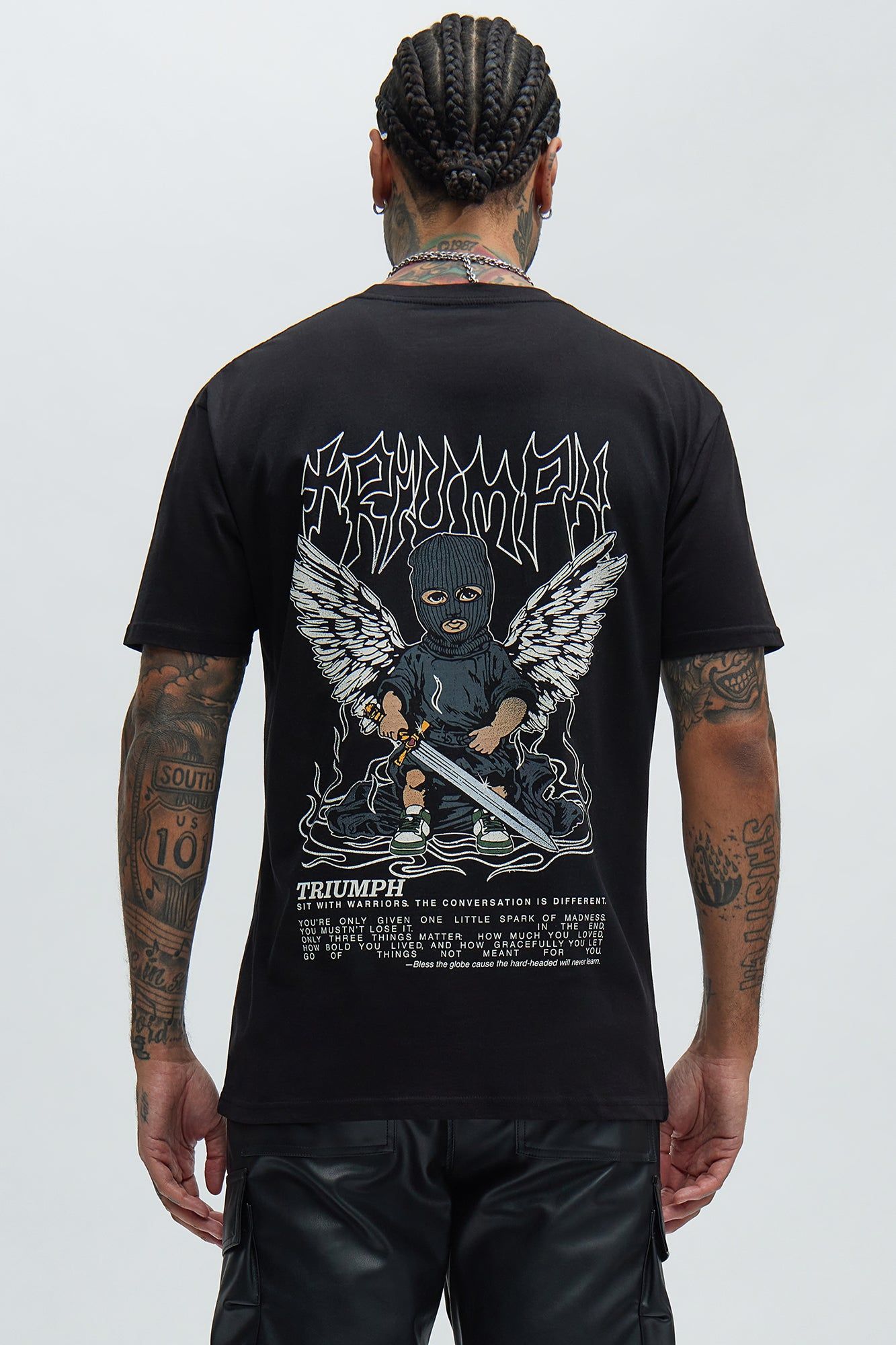 Triumph Short Sleeve Tee - Black | Parallel