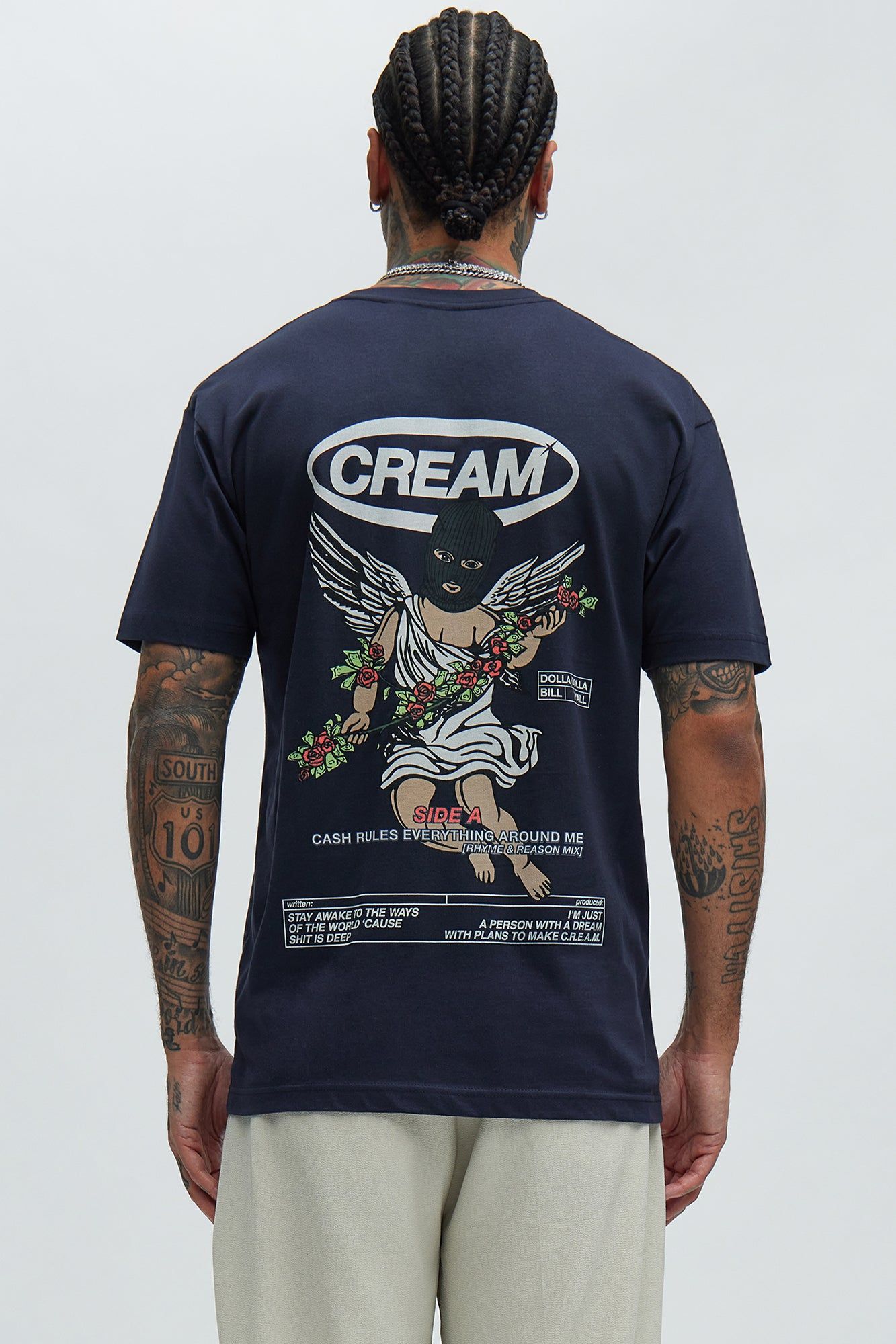 CREAM Short Sleeve Tee - Navy | Parallel