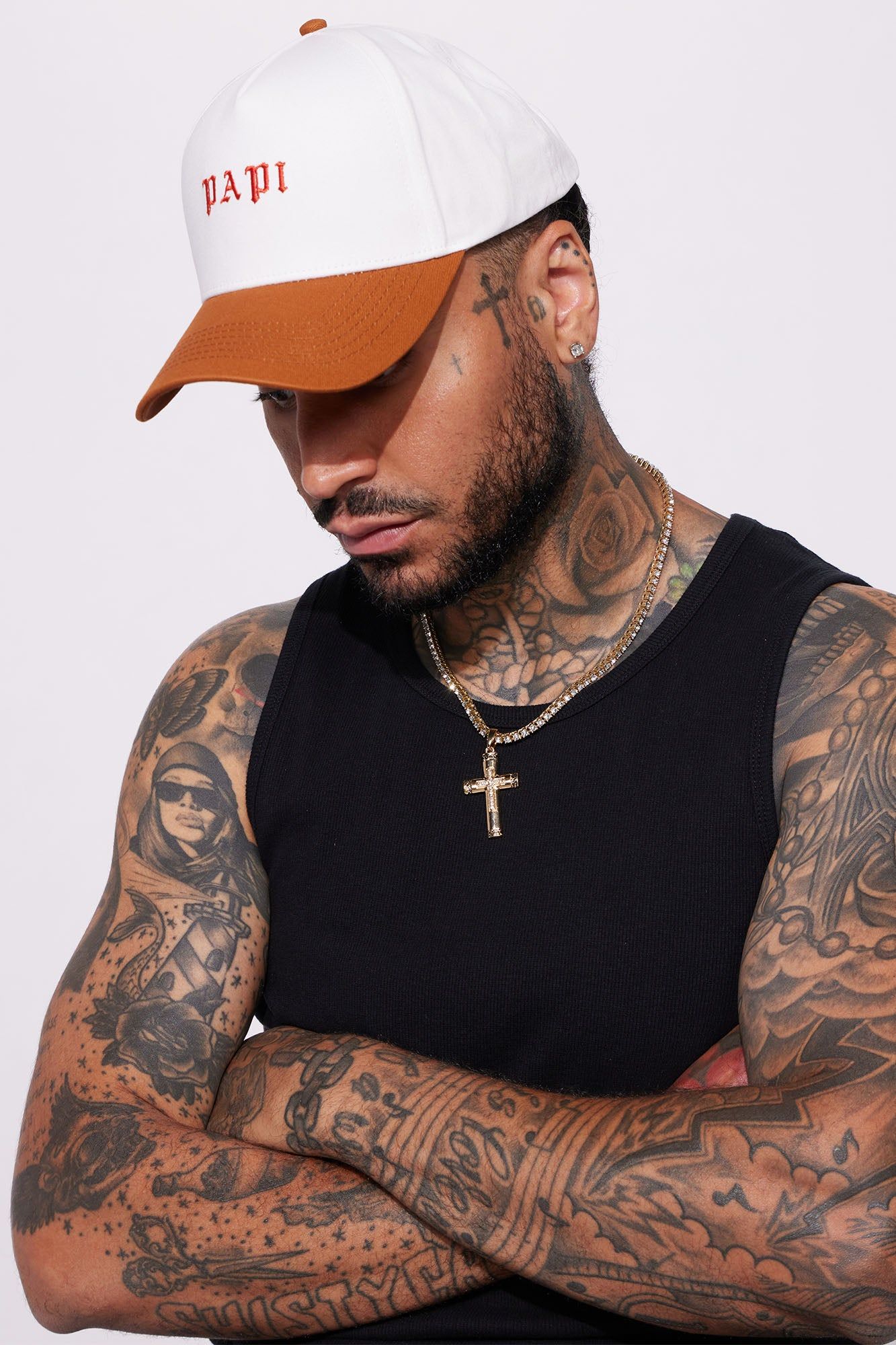 Papi Snapback Hat - White/combo | Parallel