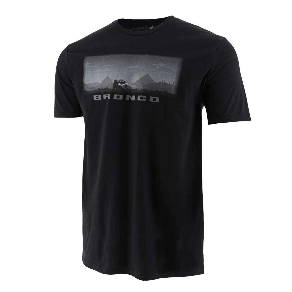 Ford Bronco Men's Greyscale Landscape T-Shirt | Parallel