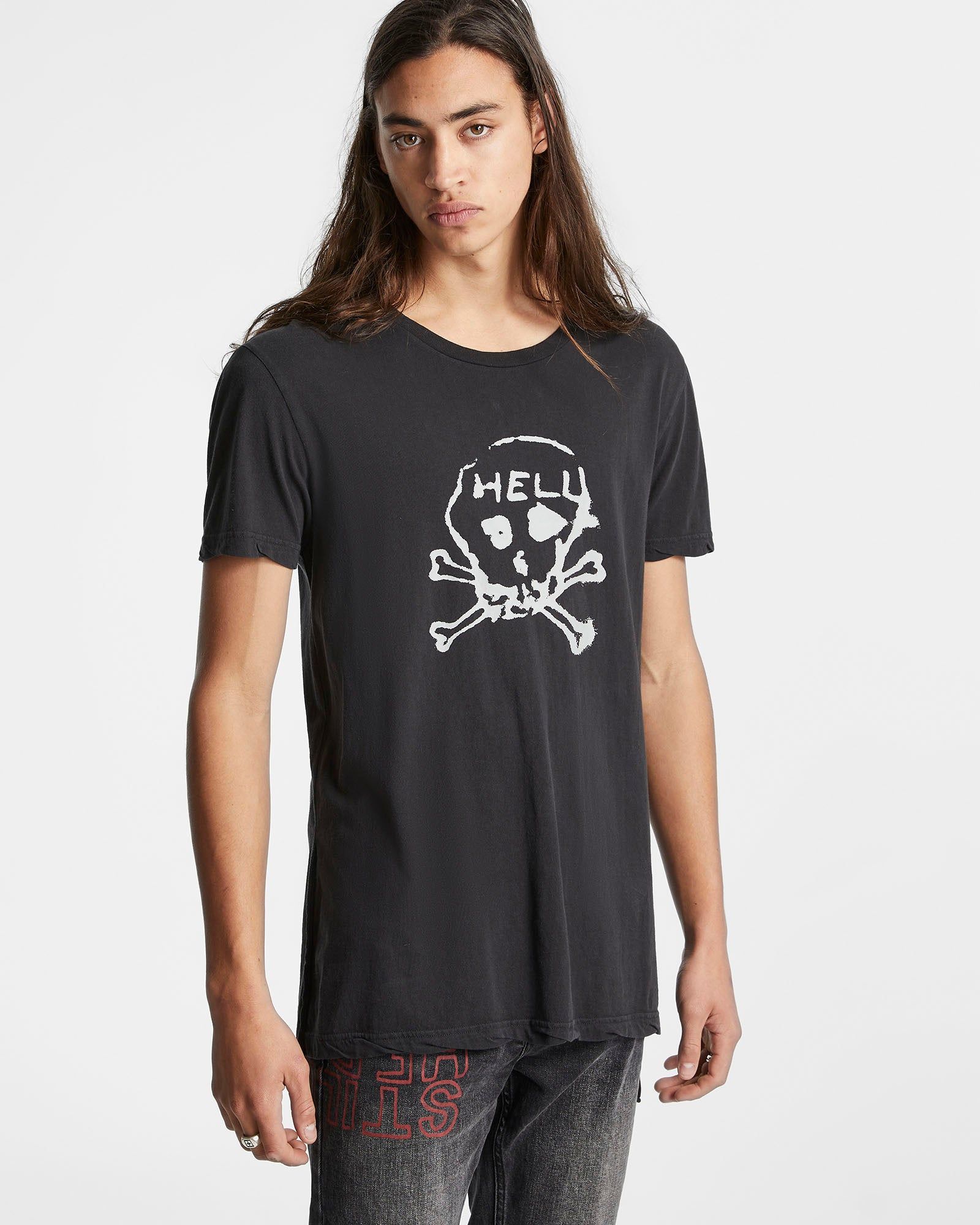 HELL SEEING LINES SS TEE JET BLACK | Parallel