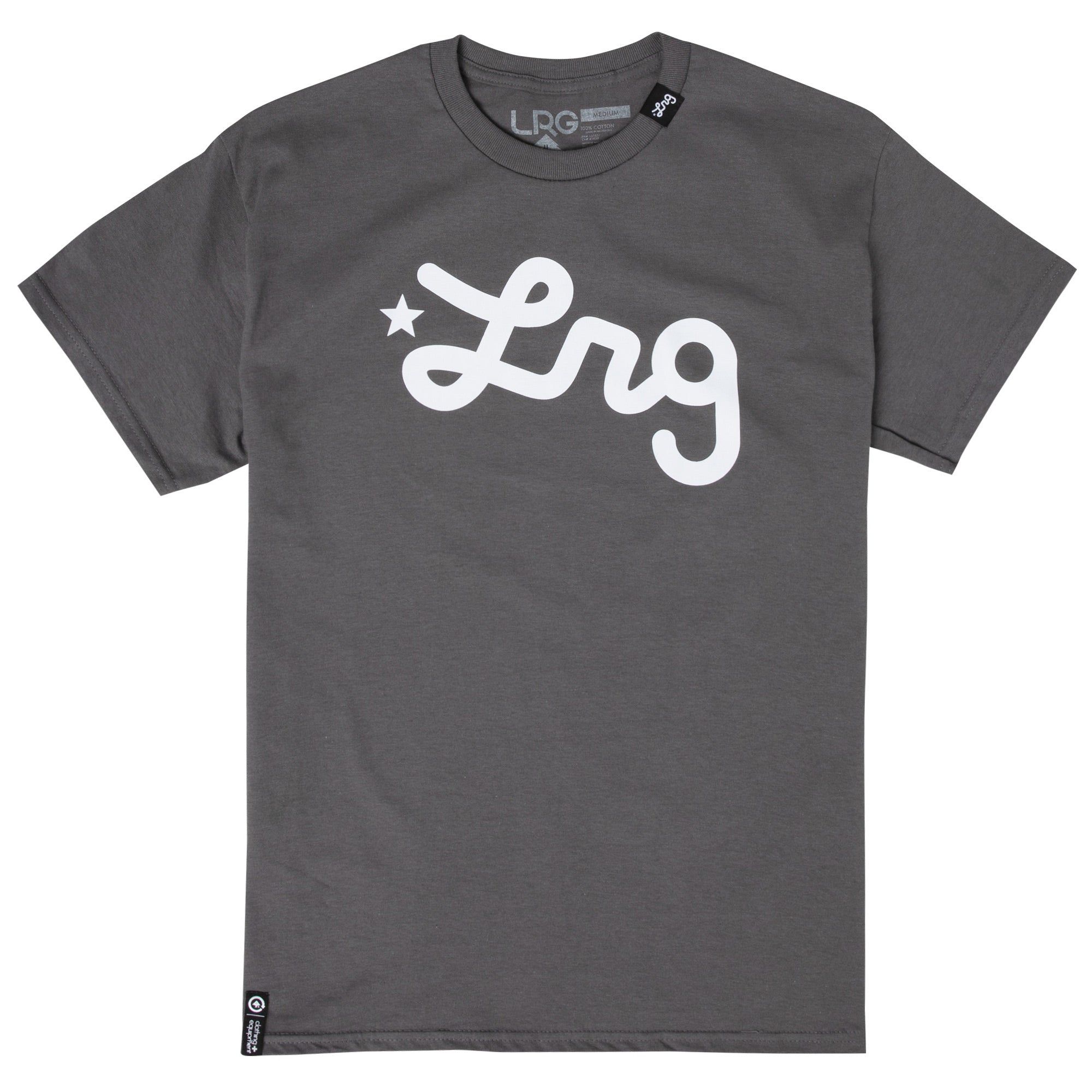 WESTERN SCRIPT TEE - CHARCOAL | Parallel