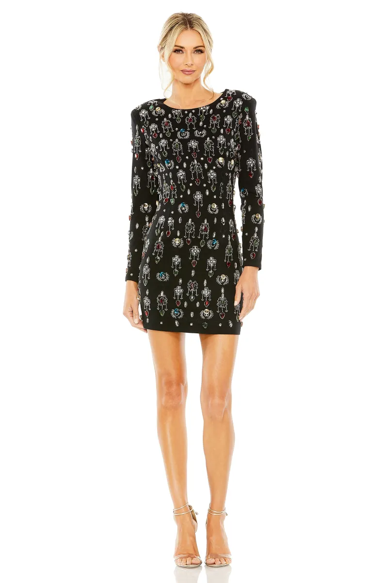 Jewel Embellished Mini Dress | Parallel