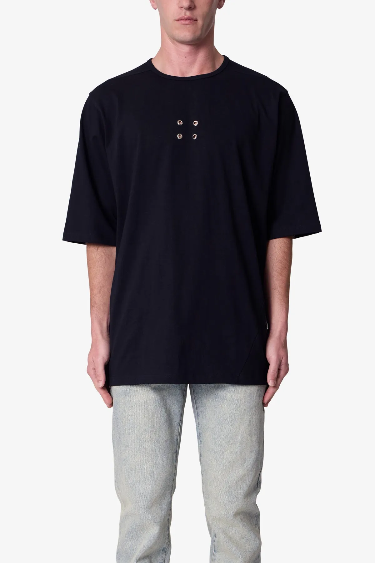 4 Eyelets Tee - Black | Parallel