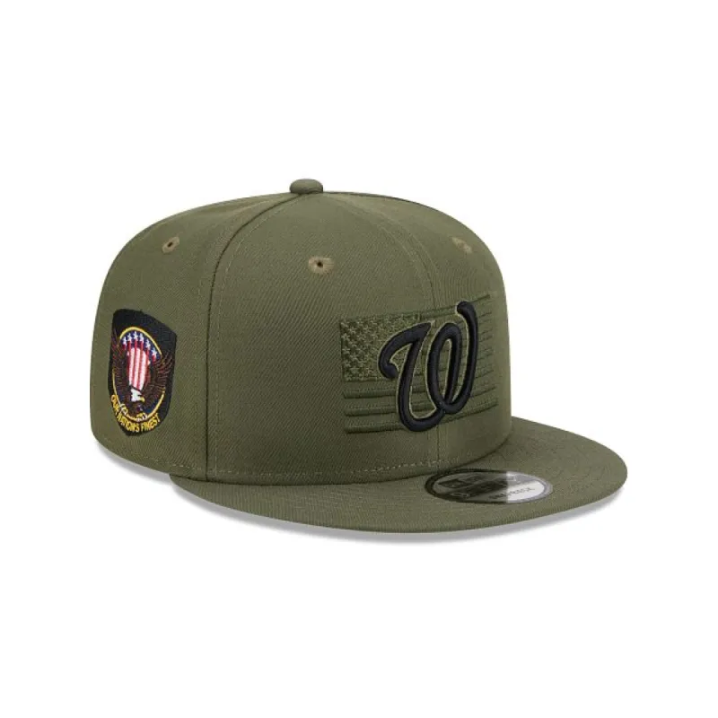 Washington Nationals Armed Forces Day 2024 9FIFTY Snapback Hat Parallel