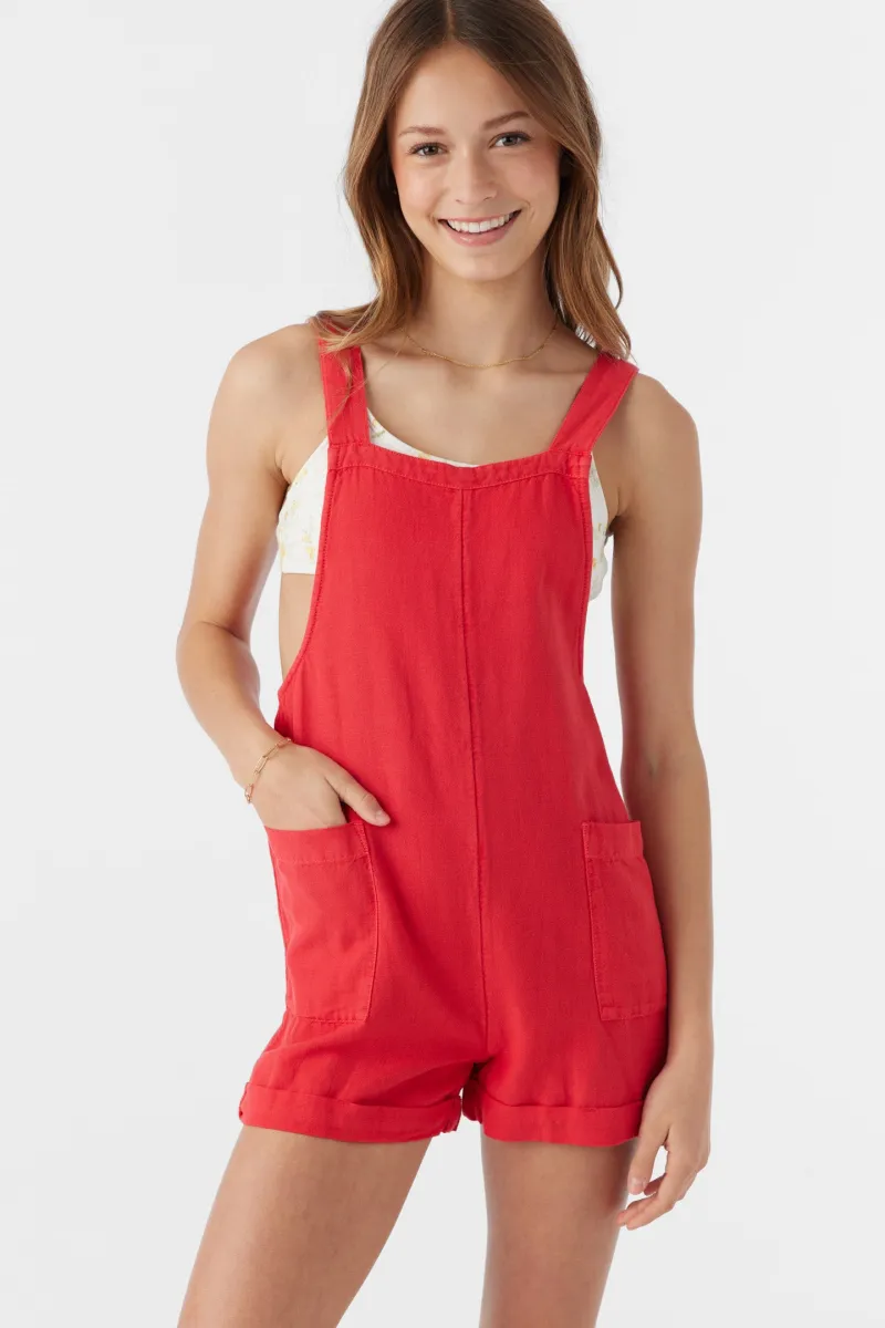 GIRL'S STARLETTE OVERALL ROMPER | Parallel