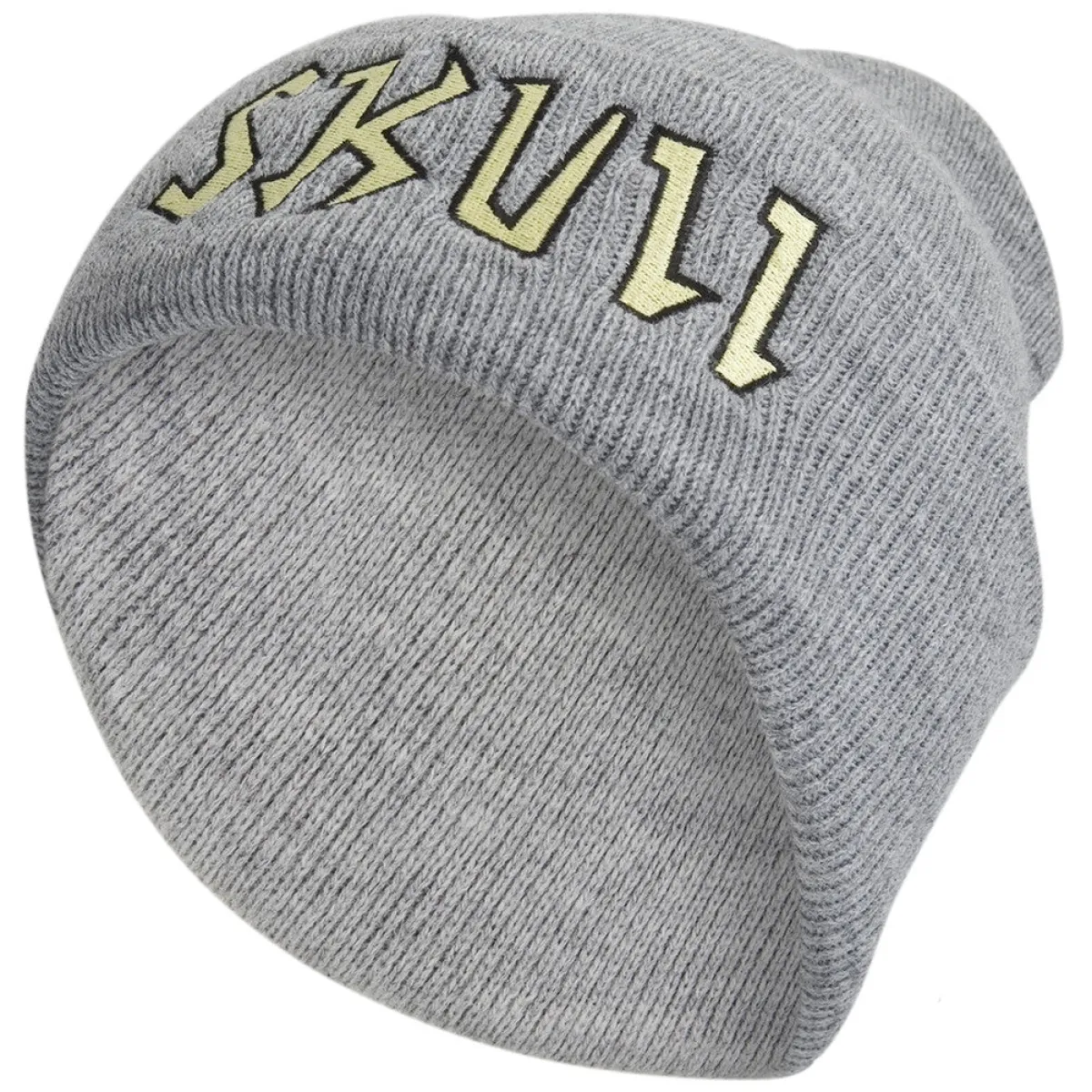 Skull - Grey Knit Hat | Parallel