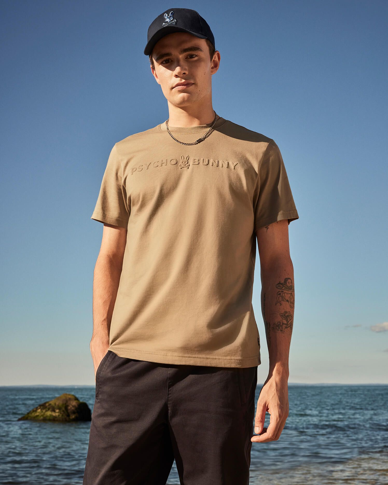 MENS ROYCE FLOCKING GRAPHIC TEE - B6U248W1PC | Parallel