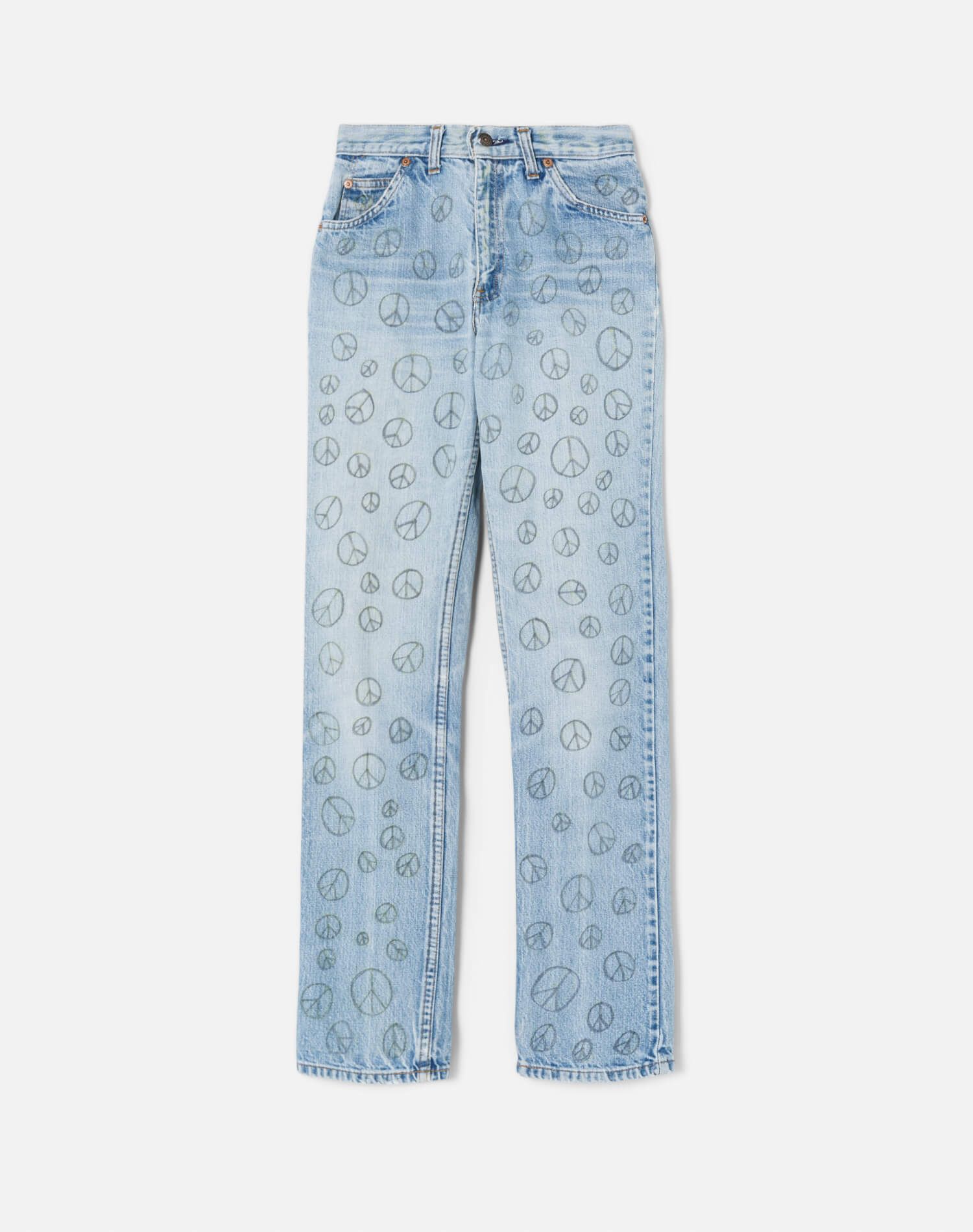 80s Levi's Orange Tab Peace Sign Jeans -#21 | Parallel