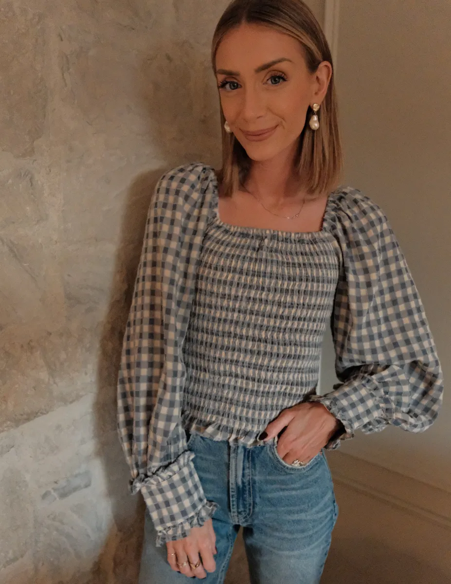 Ruby Gingham Top | Parallel