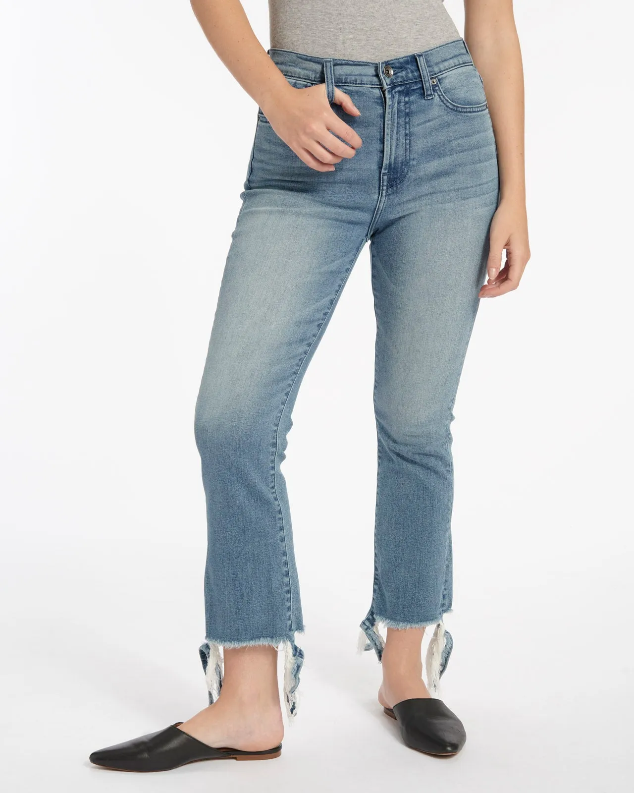 High Waist Slim Kick Jean | Parallel