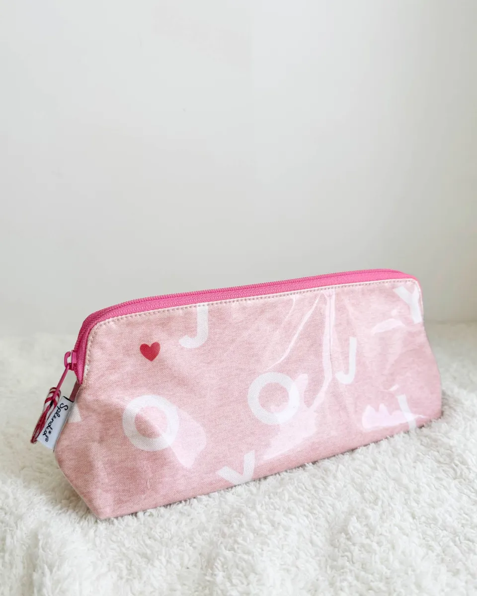 Small Pink Joy Makeup Bag | Parallel