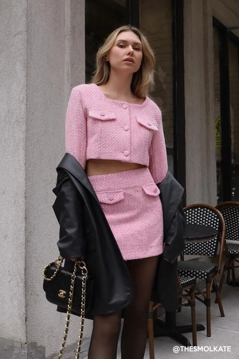 Liz Tweed Cropped Jacket | Parallel