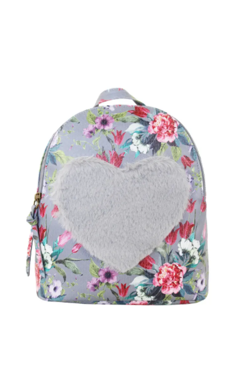 Floral Love Backpack in Grey | Parallel