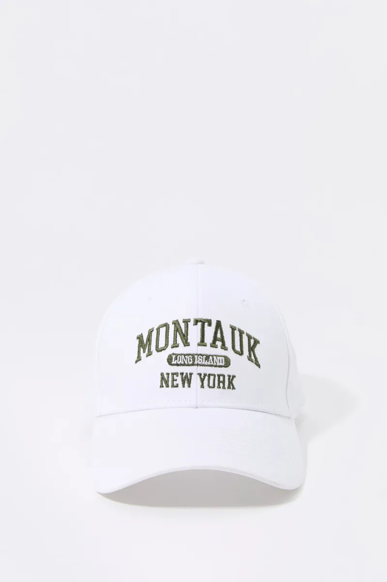 Montauk Embroidered Baseball Hat | Parallel