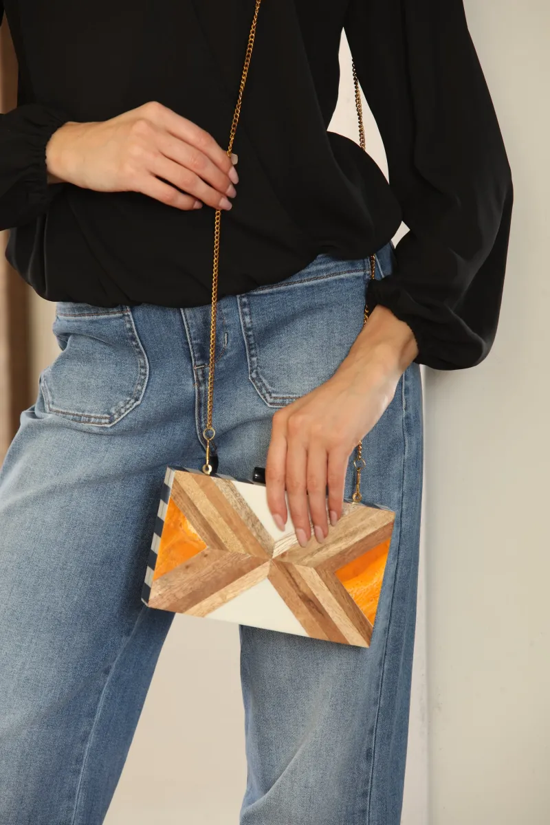 Ingrid Acrylic Box Clutch-FINAL SALE | Parallel