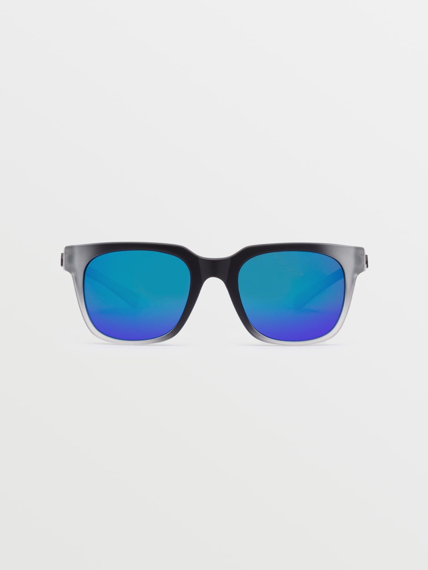 Morph Sunglasses - Matte Trans Clear Fade/Gray Blue Mirror | Parallel