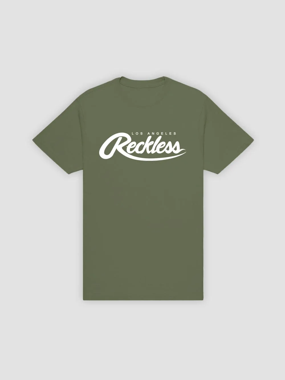 Big R Script Tee - Military Green | Parallel