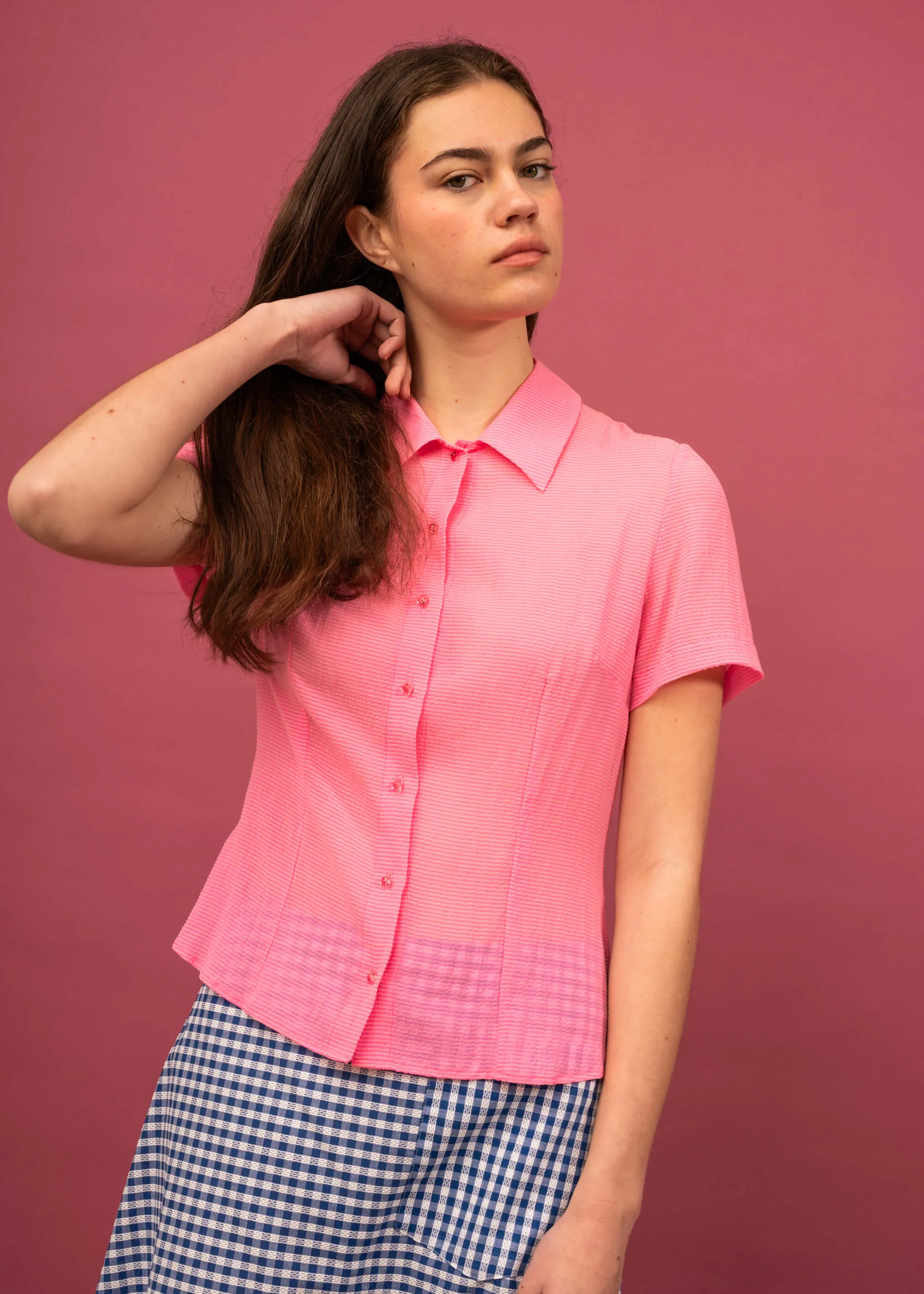 Evie Shirt (Bubblegum Pink) | Parallel