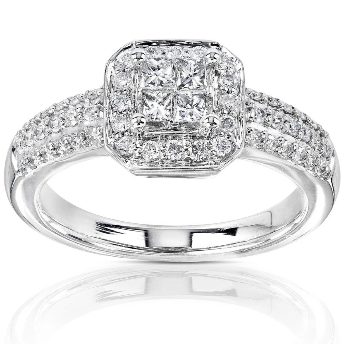 Annello by kobelli 14k white gold store