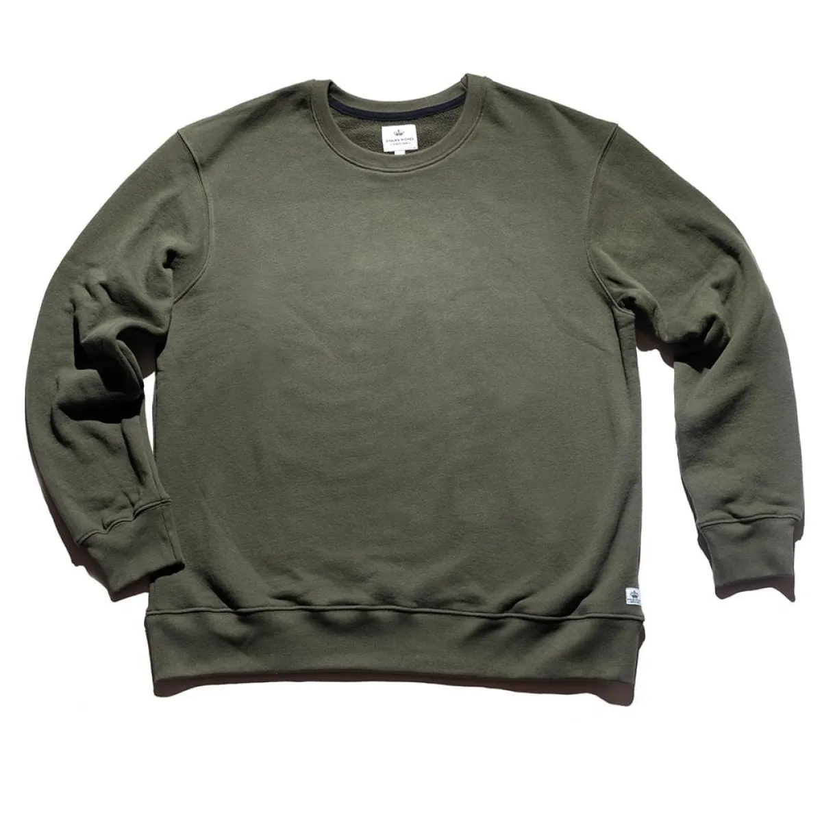 Olive Crew Neck - No Logo | Parallel