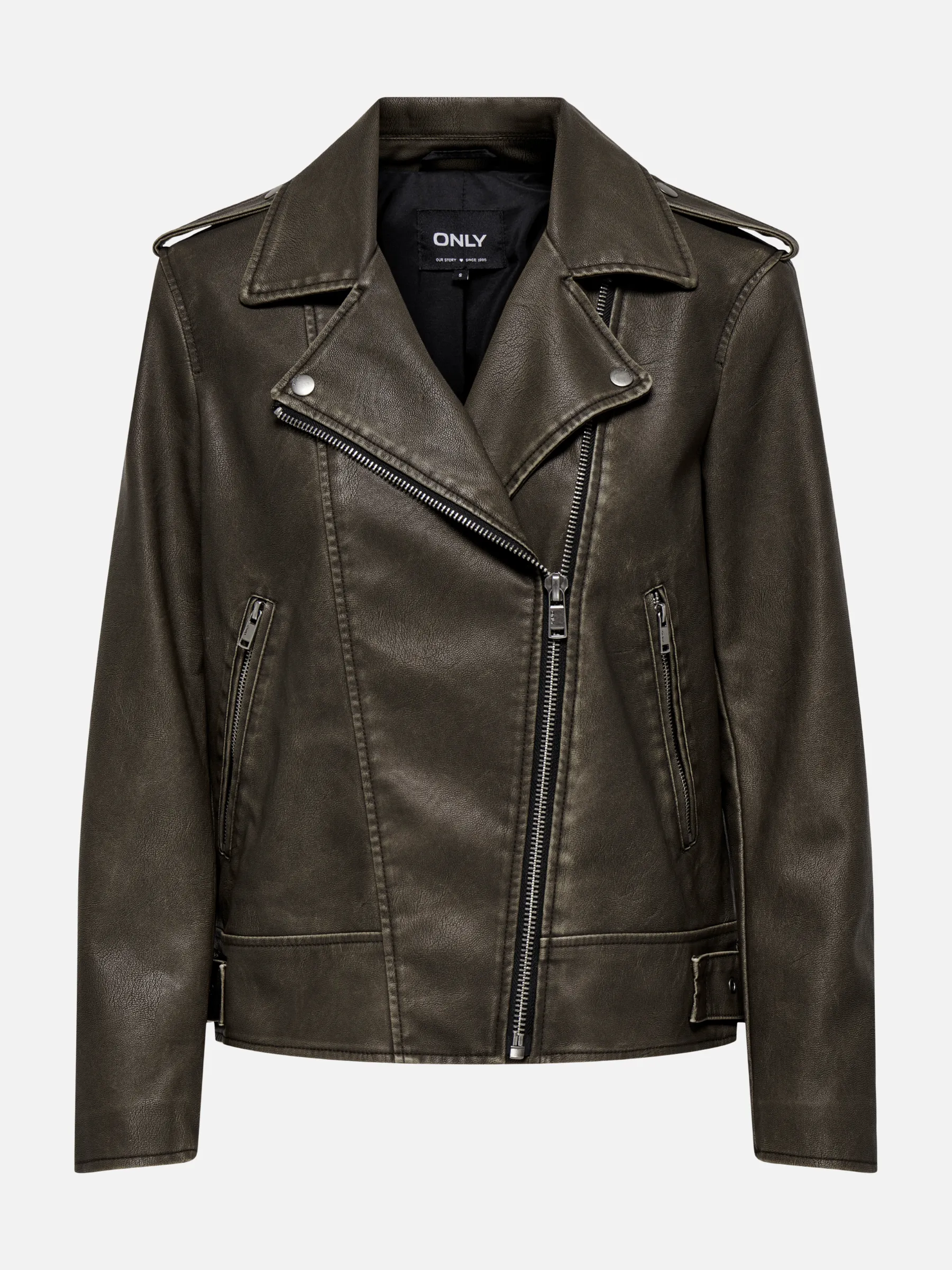 Numa Faux Leather Biker Jacket | Parallel