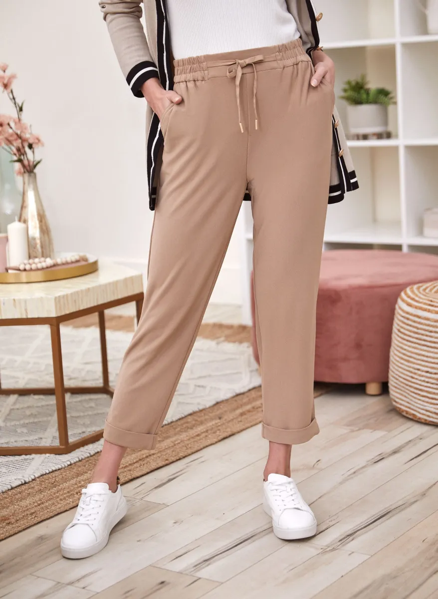 Straight Leg Pull-On Pants | Parallel