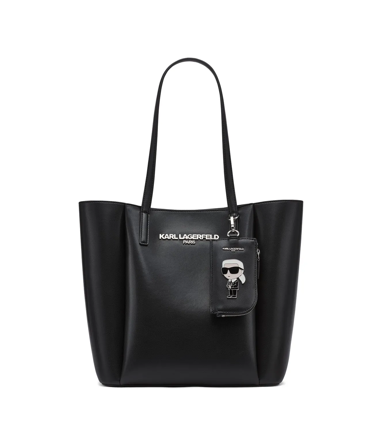 LOUISE TOTE WITH KARL ROUND HEAD TAG | Parallel