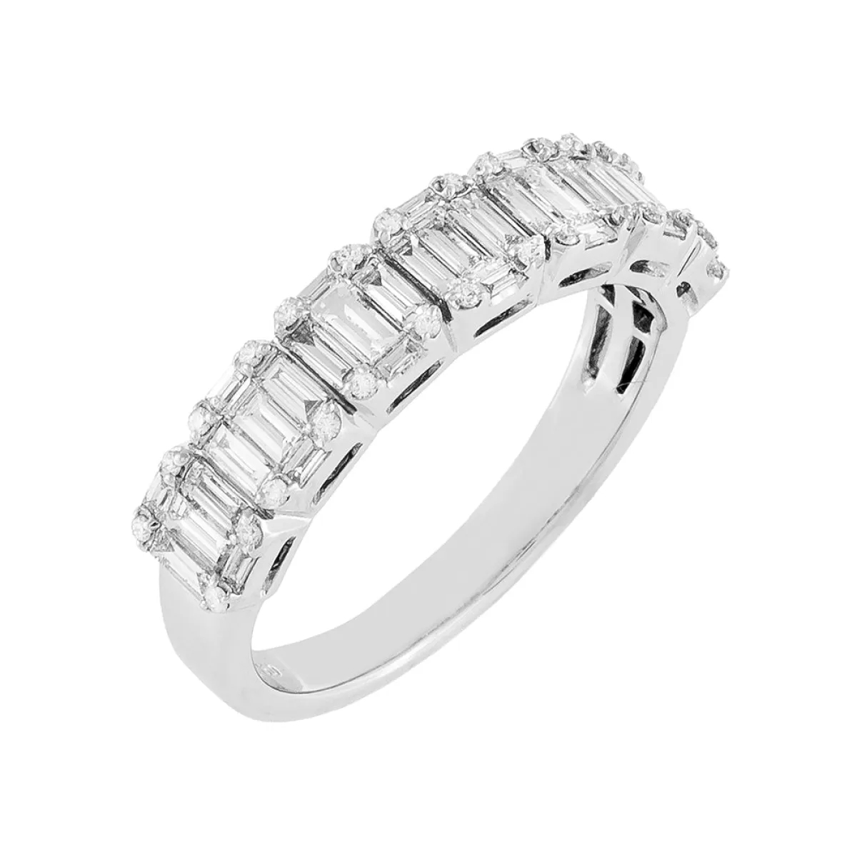 Diamond Baguette Ring 14K | Parallel