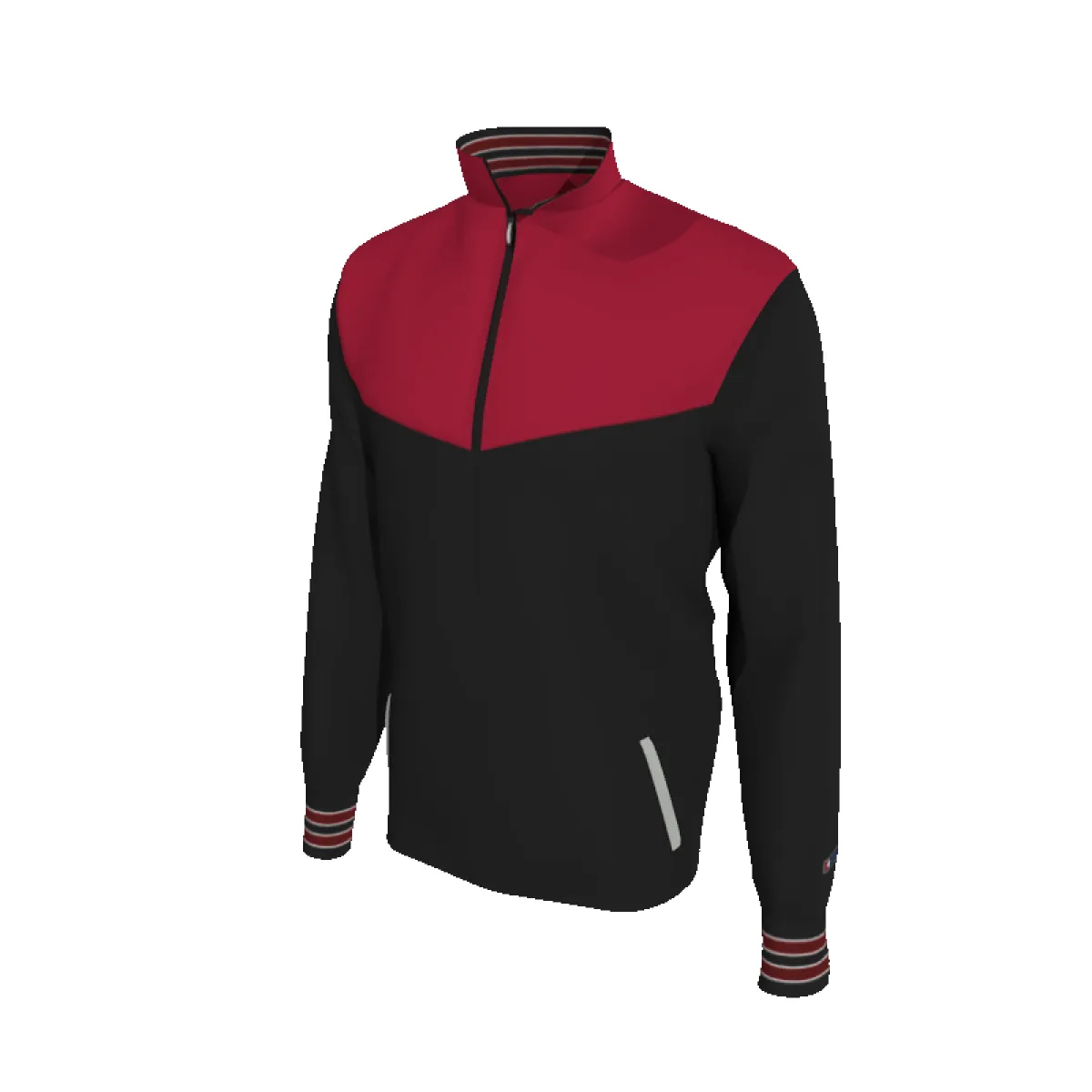 Victory Jacket, Men's 2652 Victory Men's 2-Color Supplex w/Knit Trim ...