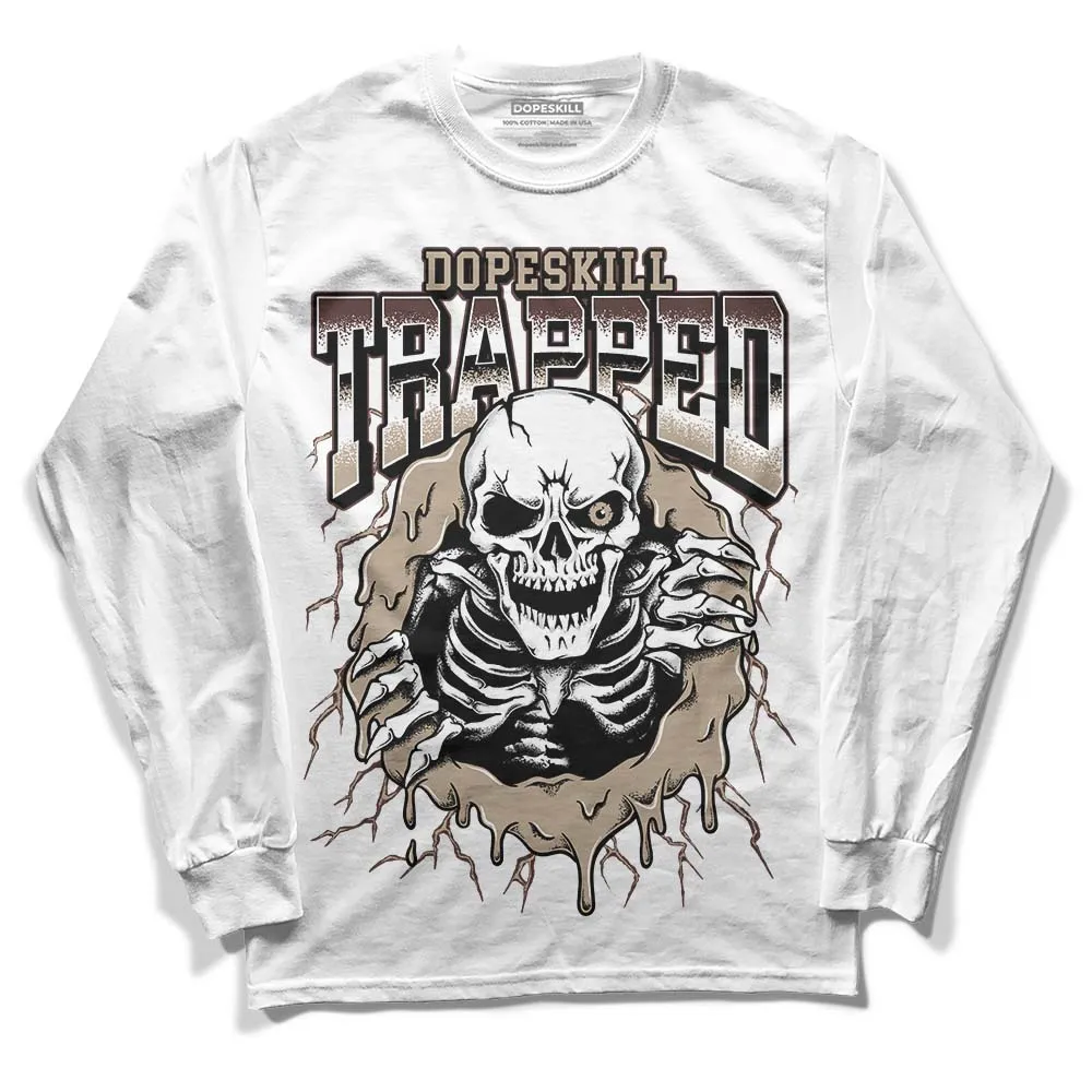 Latte 1s DopeSkill Long Sleeve T-Shirt Trapped Halloween Graphic | Parallel