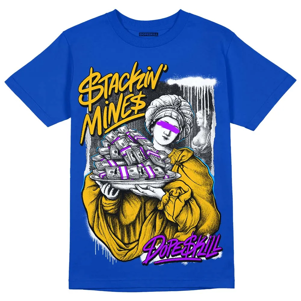 Royal Blue Collection DopeSkill Royal Blue T-shirt Stackin Mines ...