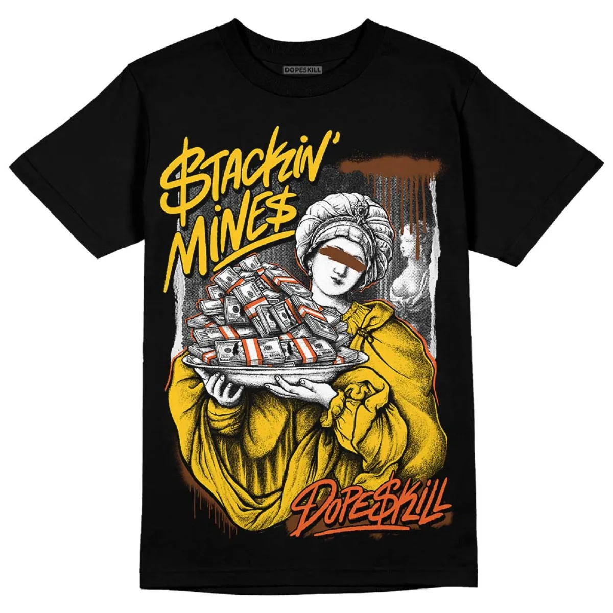 Yellow Collection DopeSkill T-Shirt Stackin Mines Graphic | Parallel