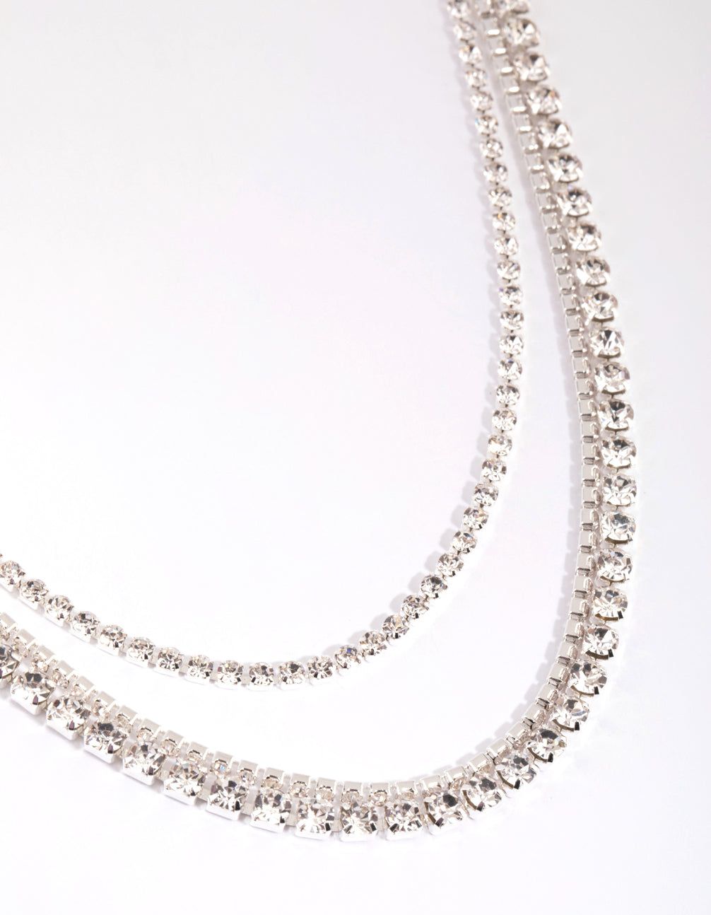 Silver Cup Chain Layered Necklace | Parallel