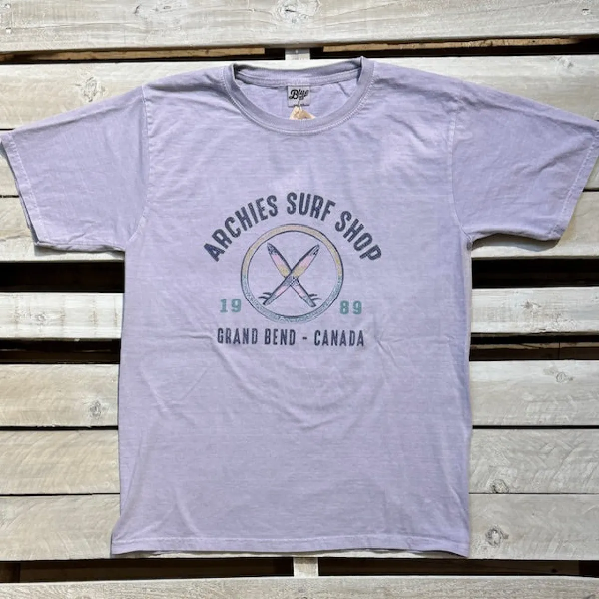 Archies String Master Surfboards Short Sleeve Tee | Parallel