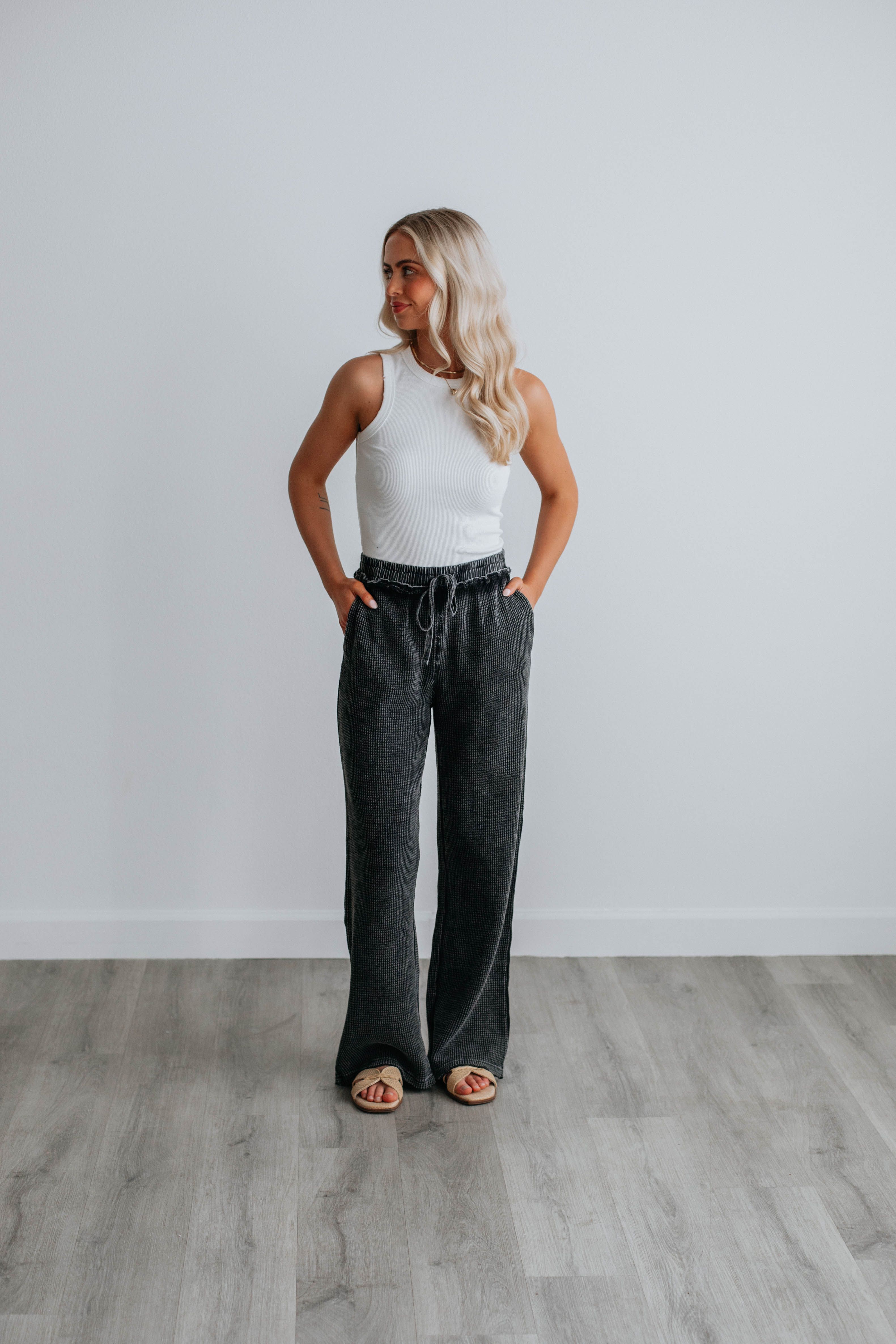 Staying In Lounge Pants - Vintage Black | Parallel