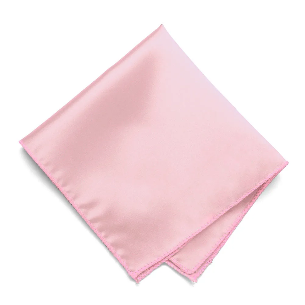 Carnation Pink Solid Color Pocket Square | Parallel